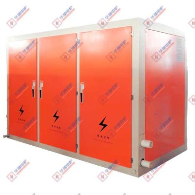 China 3500KW Medium Frequency Induction Aluminum Melting Machine with 2900V Voltage and 100-300Hz Frequency for sale