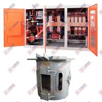 China 4500KW Aluminum Induction Melting Furnace with 660V Six-Phase Power and 100-300Hz Frequency Range for sale