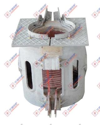China Aluminium shell electric induction furnace for sale