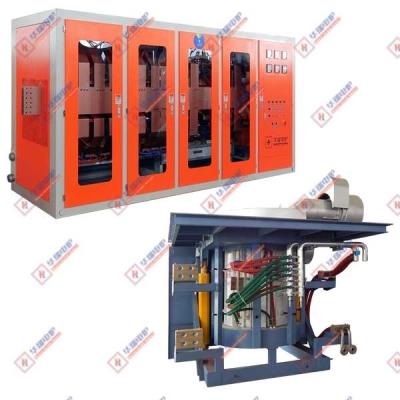China IGBT Transistor Steel Shell Melting Furnace 2 Ton Capacity 1500KW Power for Industrial Metal Processing for sale