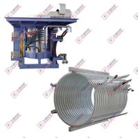 China Steel Shell Induction Melting Furnace 4 Ton 2400KW High Energy Saving Short Melting Time for sale