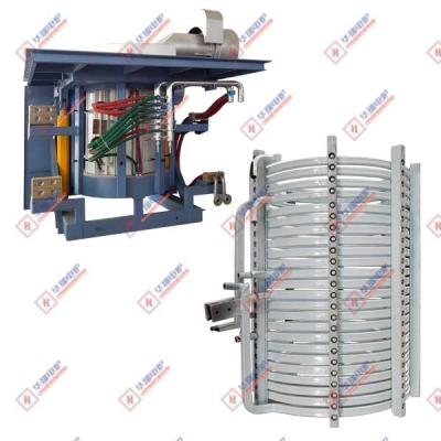 China 2.0 Ton Steel Shell Induction Furnace 1400 KW Power for Metal Melting Applications for sale