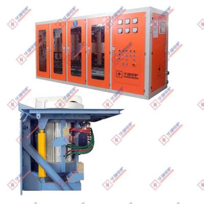 China Steel Shell Induction Melting Furnace 1.5 Ton Capacity 1000KW Power for Efficient Metal Processing for sale