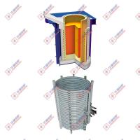 China 15 Ton 9000KW Steel Melting Furnace - Low Noise Induction Melting with 300Hz Frequency for sale