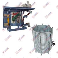 China KGPS Induction Copper Melting Furnace 1.5T Capacity 1000KW Power with Digital Control System for sale