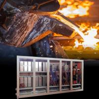 China Huarui 0.5 Ton 400KW Induction Steel Melting Furnace High Power Saving for sale