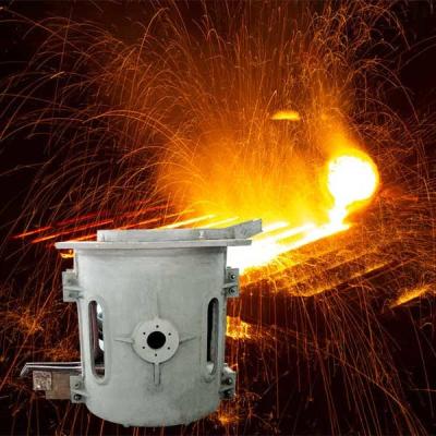 China GW1.5-1200-0.5S Medium Frequency Iron Melting Furnace 1.5T Capacity 1200KW Power for sale