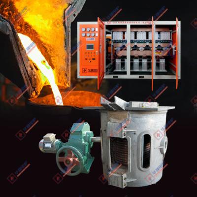 China Huarui 6-Ton Iron Melting Furnace 4000KW Industrial Induction Smelting Equipment for sale