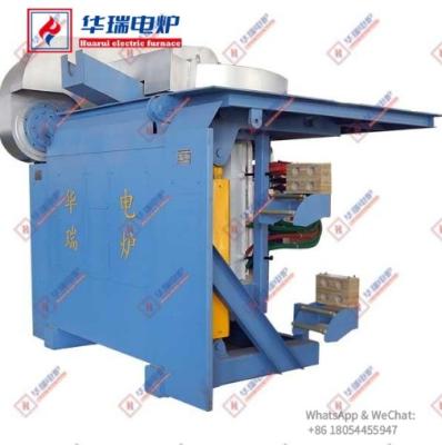 China Huarui Iron Melting Furnace Low Power Consumption 1 Set Customizable Industrial Smelting for sale