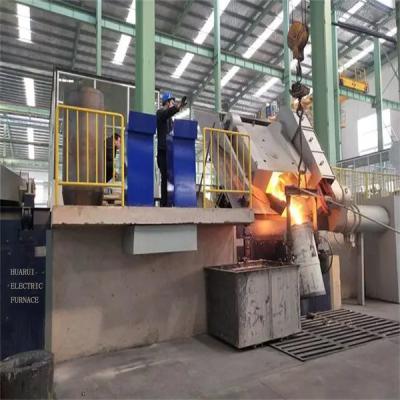 China Huarui Aluminum Shell Medium Frequency Induction Furnace 250kW Steel Melting IGBT for sale