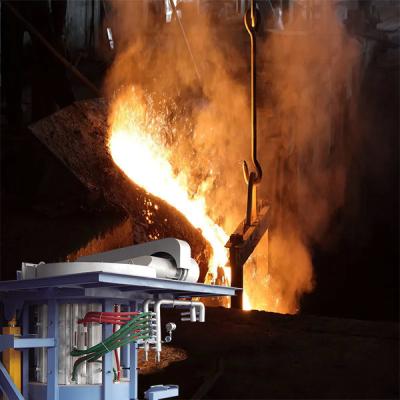 China Huarui Aluminum Shell Medium Frequency Induction Furnace for Metal Melting with IGBT Technology and 30-45 Day Delivery for sale