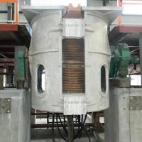 China Huarui Aluminum Shell Medium Frequency Induction Melting Furnace 1000kW IGBT for sale