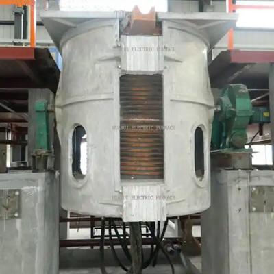 China Huarui Aluminum Shell Medium Frequency Induction Melting Furnace 1000kW IGBT for sale
