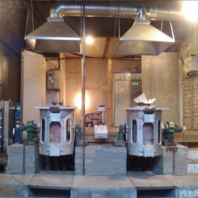 China Industrial Electric Induction Melting Furnace 530 Iron Melt Consumption Precise Temperature Control for sale