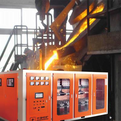 China Huarui Induction Melting Furnace 0.5-20 Tons Quick Melting Time Low Maintenance Energy Saving for sale