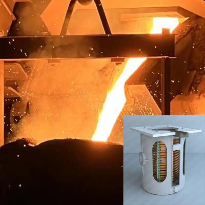 China Huarui Iron Melting Furnace 1 Set Low Failure Rate High Power Saving Industrial Induction Melting for sale