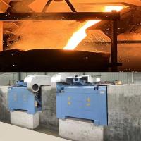 China Huarui Iron Melting Furnace 1 Ton Quick Melting Low Power Consumption for Metal Recycling for sale