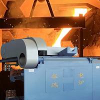 China Huarui High Power Saving Iron Melting Furnace 1 Ton Quick Melting Long Service Life for sale