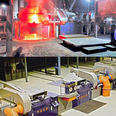 China Huarui Induction Melting Furnace 0.5-40 Tons Energy Saving Quick Melting for sale