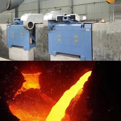 China Huarui Medium Frequency Induction Melting Furnace 0.5-40 Tons Capacity for Copper & Aluminum Processing for sale