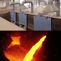 China Vertical/Horizontal Copper Melting Furnace with 1250°C Temperature Range and PLC Control System for Brass Heat Treatment for sale