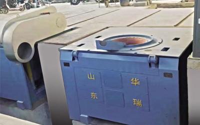 China Hydraulic station type steel shell furnace for sale