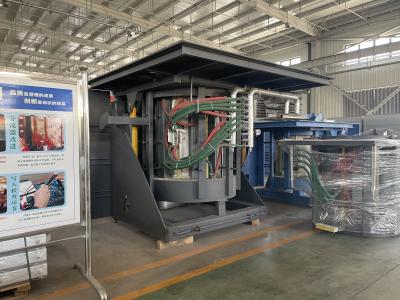 China Precise Temperature Control Medium Frequency Melting Furnace with High Energy Saving and ISO9001 Safety System for sale