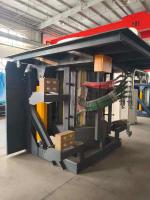 China HUARUI Medium Frequency Induction Iron Melting Furnace 1600°C 50KW for Foundry for sale
