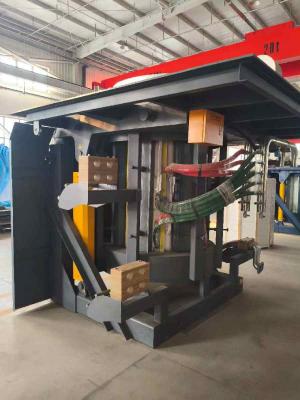 China HUARUI Medium Frequency Induction Iron Melting Furnace 1600°C 50KW for Foundry for sale