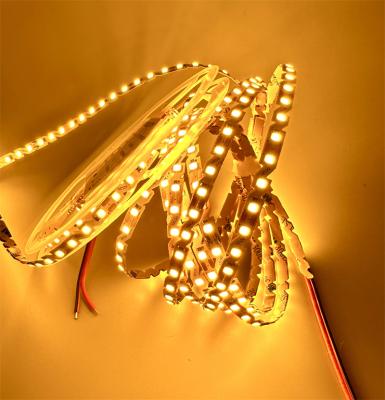 China 2700k Zigzag Led Strip Warm White 120led/M Gold Color High Brightness CE ROHS for sale