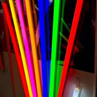 China DC24V Led Border Tube Light For Gas Station Red Blue Green Color IP68 Anti Condensation for sale