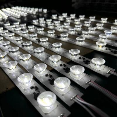 China Osram Cree 8x50 Degrees Led Side Light Bar 24v 9leds 22w Rigid Strip For Light Box for sale