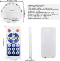 China SPI App Smart LED Controller SP608E Music Sync RF Remote Control Led Pixel Controller for sale
