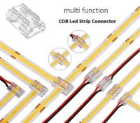 China Solderless Cob Led Strip Light Connector 2pin 8mm 10mm Tape Light Connectors for sale