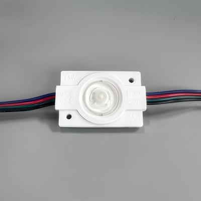 China DC12V RGB LED Module 1.5W IP65 Waterproof For Customized Signage Backlighting for sale