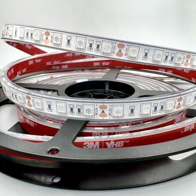 China 5050 LED Chip 60LEDs/m DC24V Flexible LED Strip Light for Commercial Lighting for sale