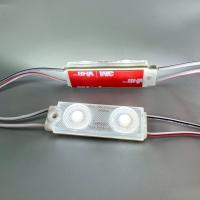 China 12V IP67 LED Module Light 2 LEDs 170° Lens for Acrylic Signs Signboard Backlight for sale
