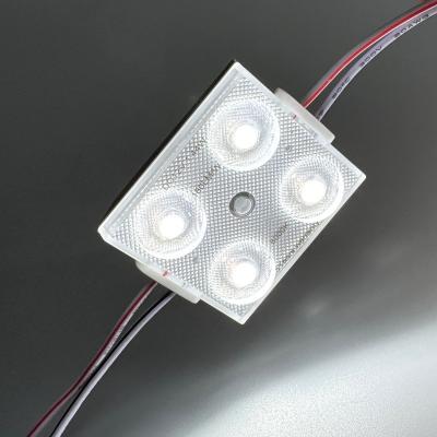 China 4leds Sign Light Module 2835 Back Light Module 12V 1.44W 180lm/W 175 Degrees for sale