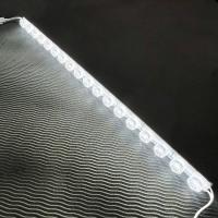 China 18W 18LEDs LED Rigid Bar Strip Light With Lens 15x45 Degrees Edge Bar Lighting for sale