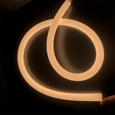 China Warm White 2700K 3000K Silicone LED Neon Flex Strip 360 Degree Glowing Light for sale