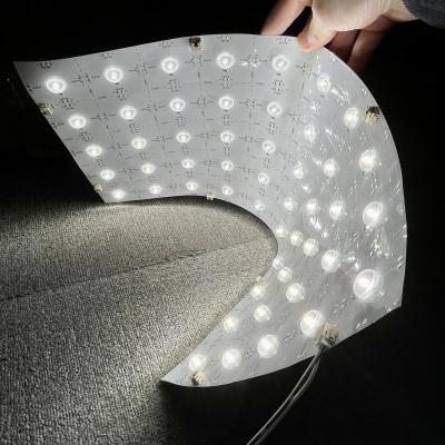 China Cuttable Led Flexible Light Sheet 240x480mm 50LEDs Soft Sheet Light 170 Degree Lens for sale
