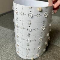 China Cuttable Led Flexible Light Sheet 240x480mm 50LEDs Soft Sheet Light 170 Degree Lens for sale