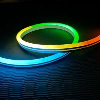 China 3535 RGBIC LED Neon Flex Strip 12V 8x17mm Addressable 120LED/M Light for sale