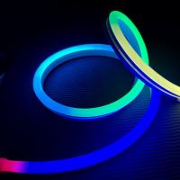 China 3535 RGBIC LED Neon Flex Strip 12V 8x17mm Addressable 120LED/M Light for sale