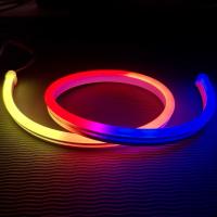 China Addressable 8x17mm RGBIC Neon Flex LED Strip 12V 120LED/M Decorative for sale