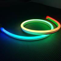 China 12V Addressable RGBIC Neon Flex LED Strip 8x17mm 3535 SMD 120LED/M for sale