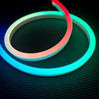 China 12V Addressable RGBIC Neon Flex LED Strip 8x17mm 3535 SMD 120LED/M for sale