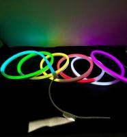 China 3535 RGBIC LED Neon Flex Light 10x23mm Silicone Neon Rope Light With Dynamic Effects for sale