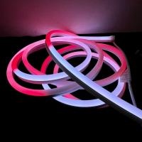 China Pixel RGBIC Silicone Neon Rope Light 10x23mm for Commercial Decoration for sale