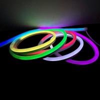 China Addressable RGBIC LED Neon Flex 10×23mm Side Glow Silicone Tube for Creative Lighting for sale